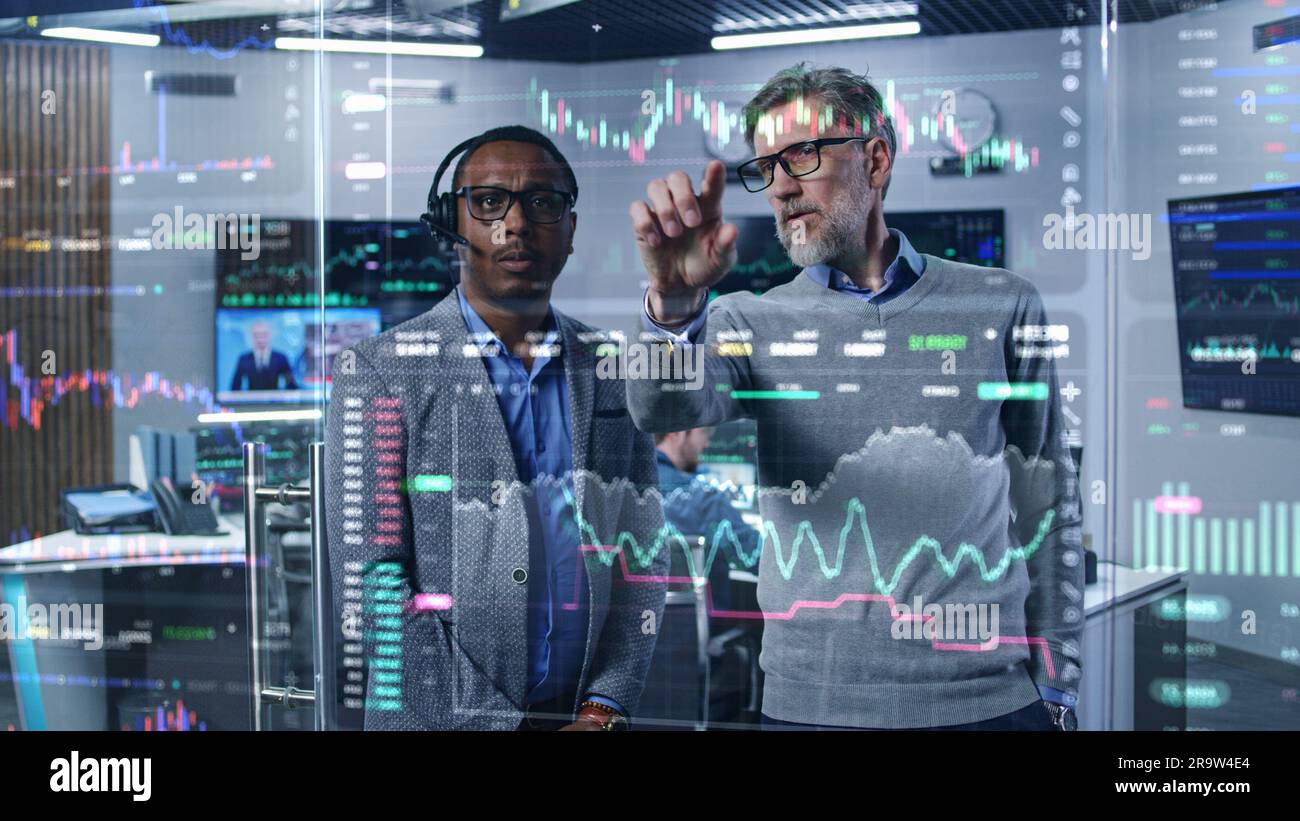 Abstract business trading screens hi-res stock photography and images ...