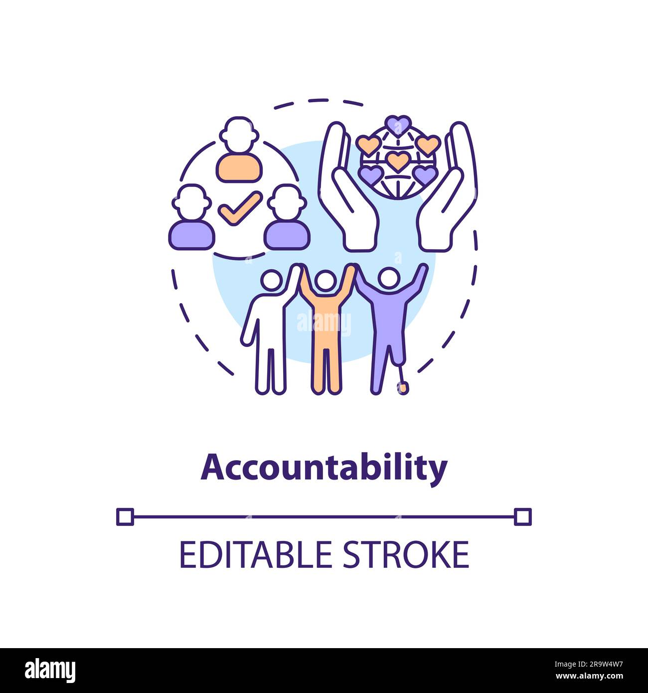 Accountability concept icon Stock Vector Image & Art - Alamy