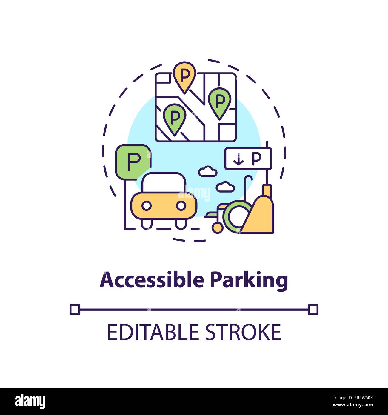 Accessible community transport Stock Vector Images - Alamy