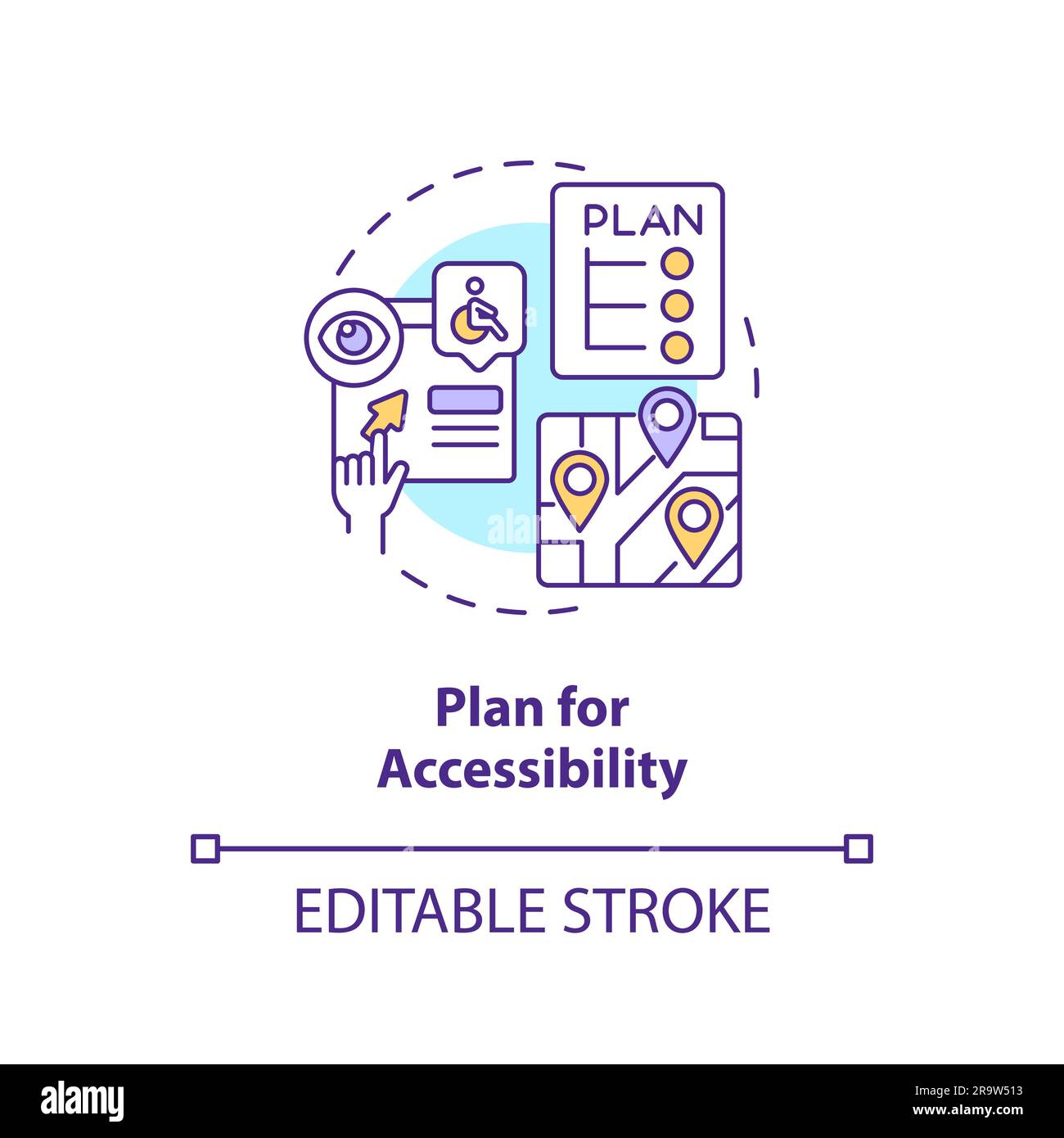 Disabilities access Stock Vector Images - Alamy