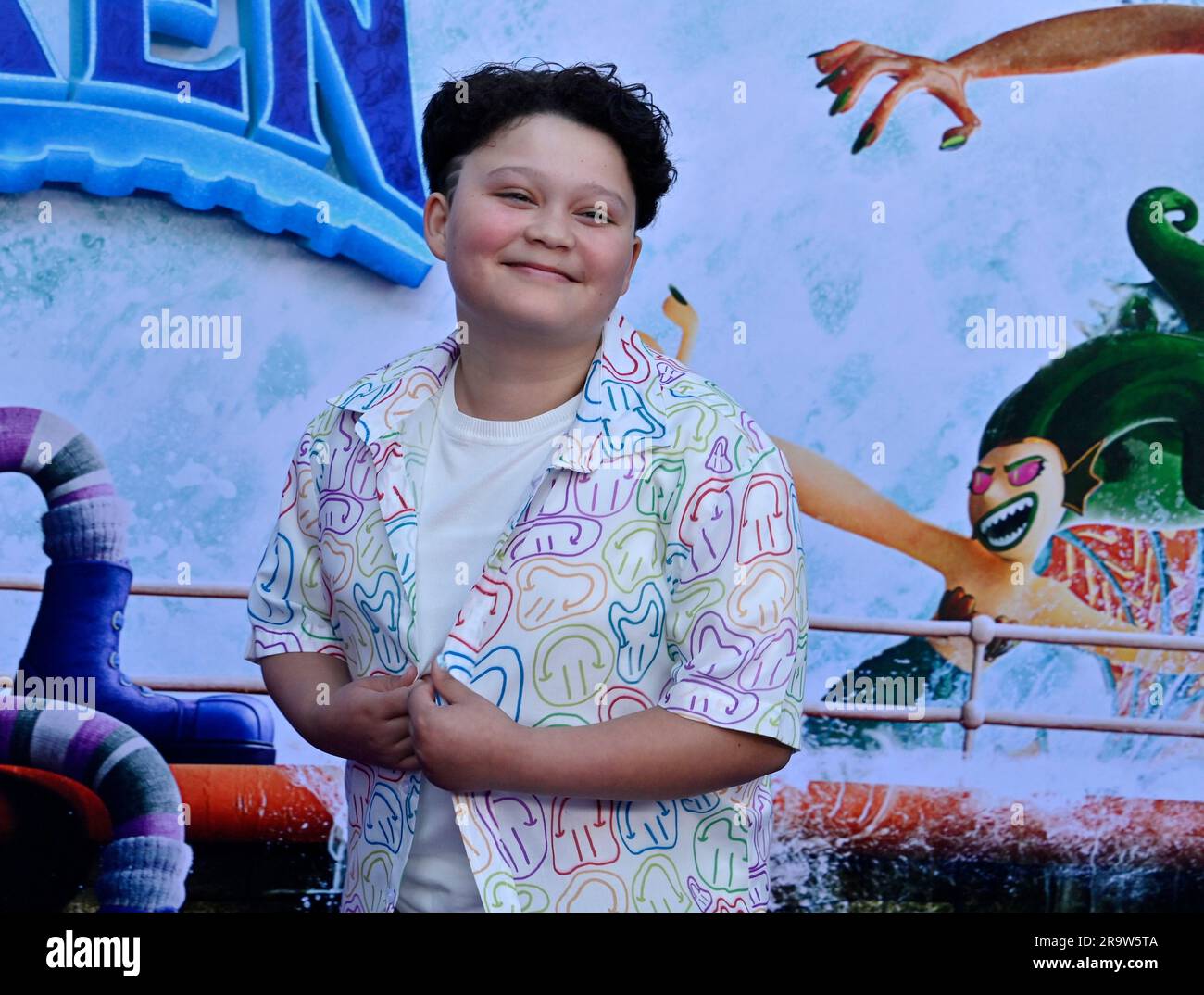 Los Angeles, United States. 28th June, 2023. Cast member Blue Chapman ...