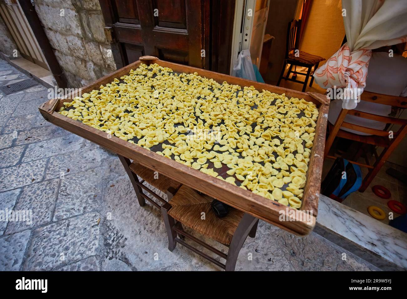 traditional italian food - handmade pasta of different type, Bari Stock ...