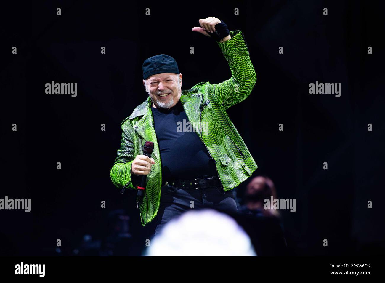 Stadio Arechi, Salerno, Italy, June 28, 2023, Vasco Rossi during Vasco ...