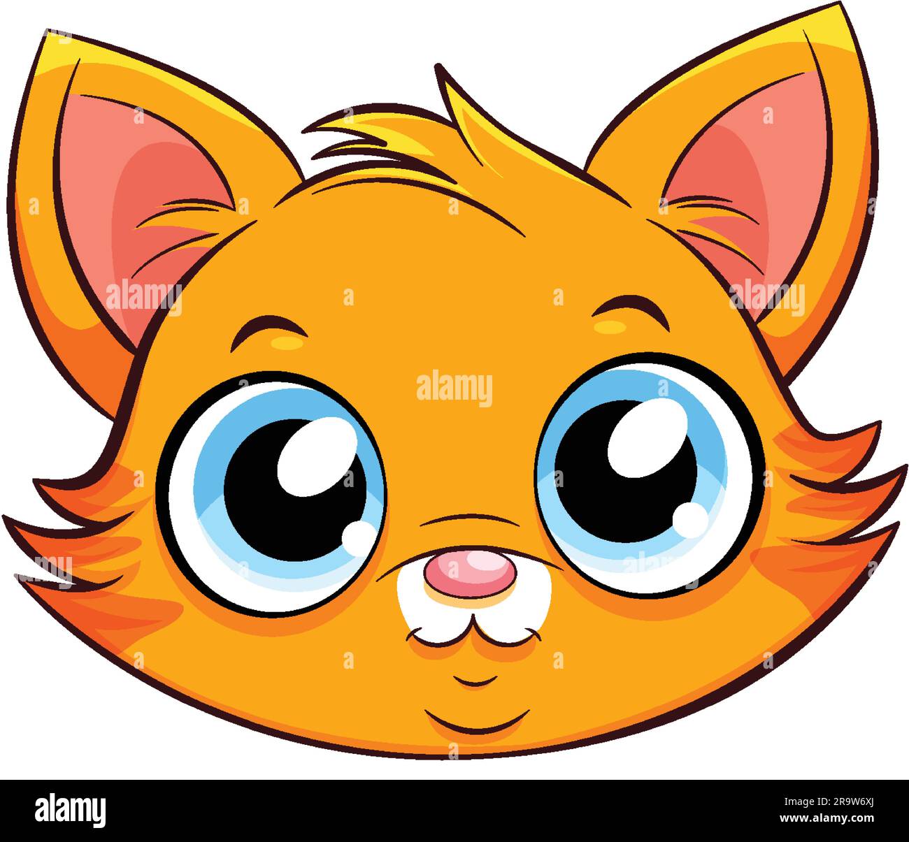 Little Cute Cat Cartoon Character illustration Stock Vector Image & Art ...