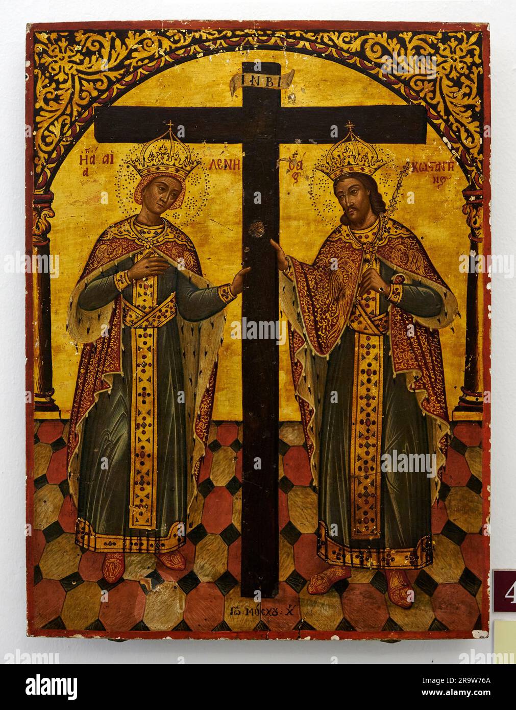 SS. Costantino e Elena con la Croce - tempera su tavola - Giovanni ...