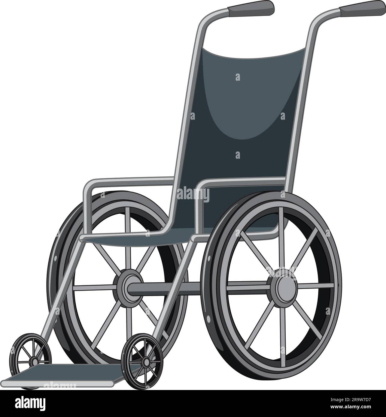 A wheelchair on white background illustration Stock Vector Image & Art ...