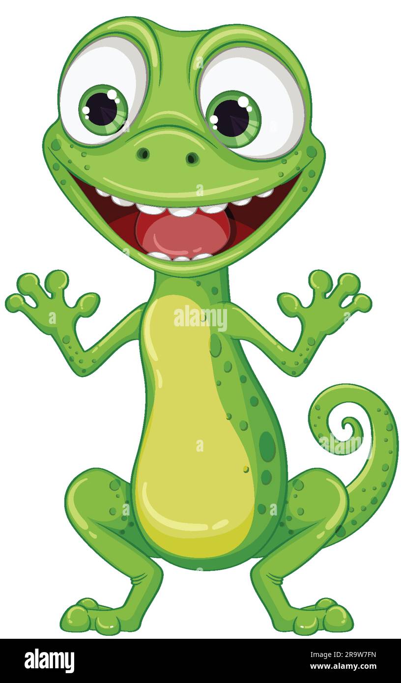 Cute Lizard Cartoon