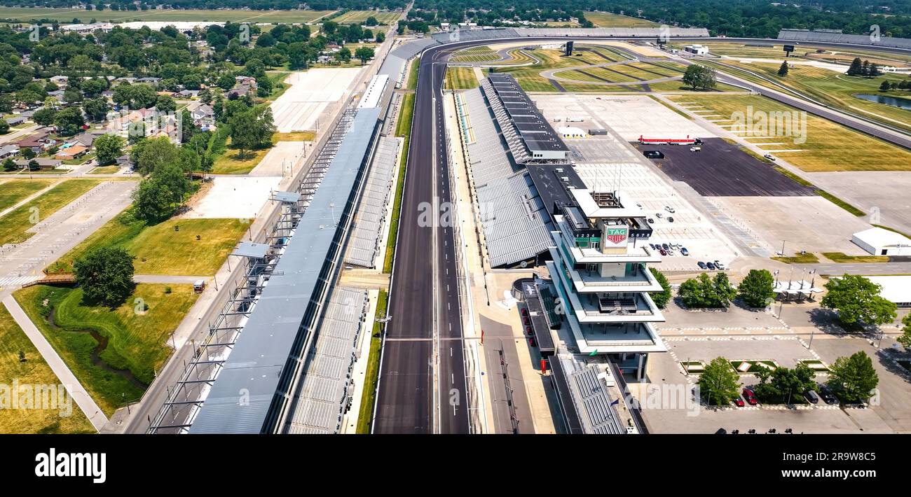 Indianapolis Motor Speedway from above - aerial drone photography ...