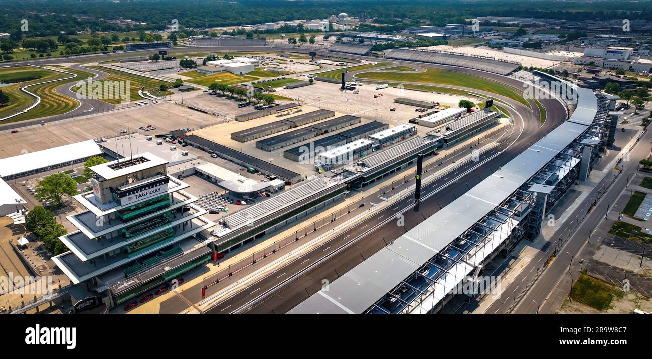 Indiana speedway aerial hi-res stock photography and images - Alamy