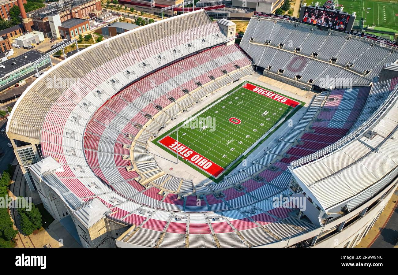 Ohio Football stadium in Columbus - home of the Ohio State Buckeyes ...