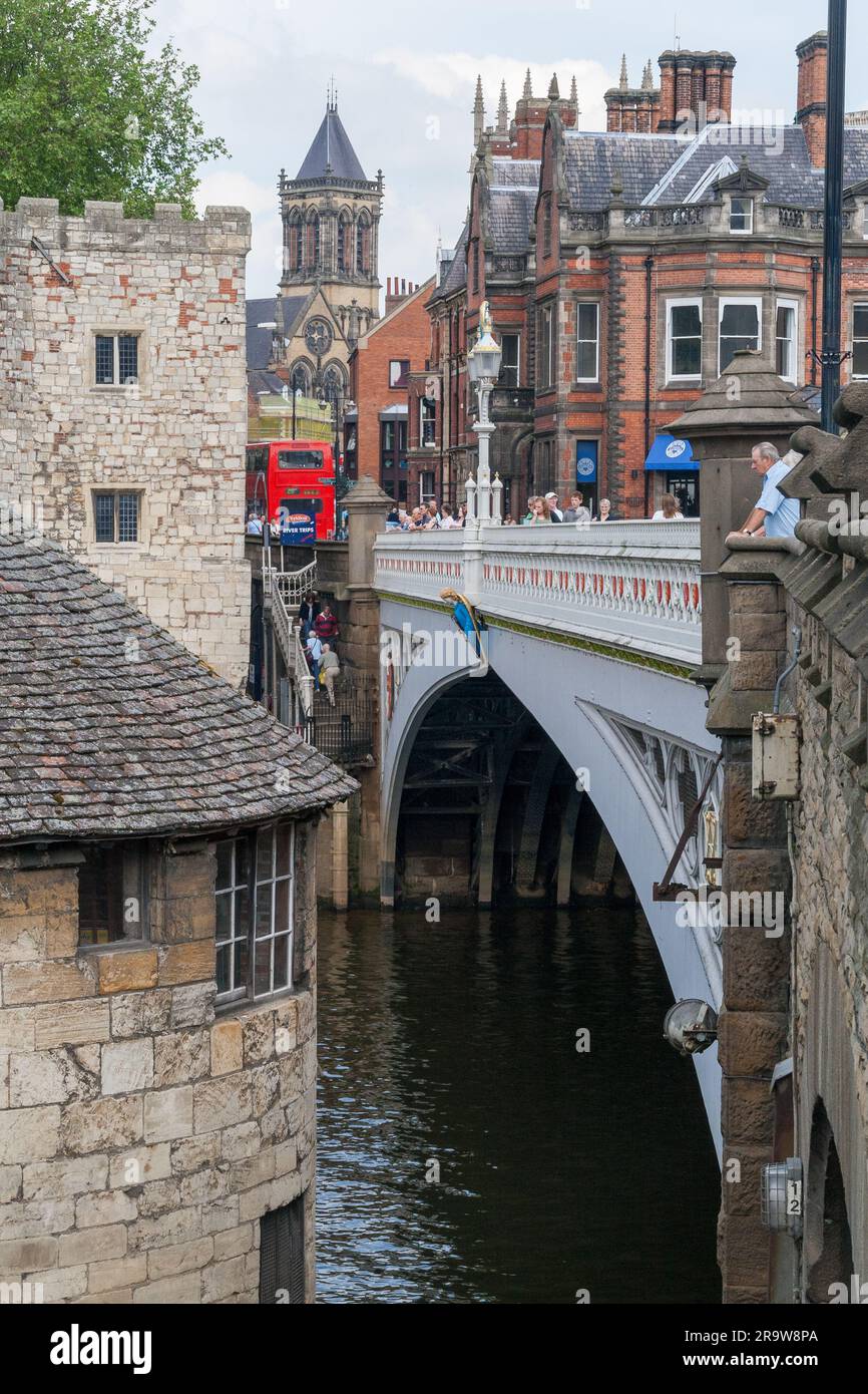 Lendal bridge over the River Ouse at York Stock Photo - Alamy