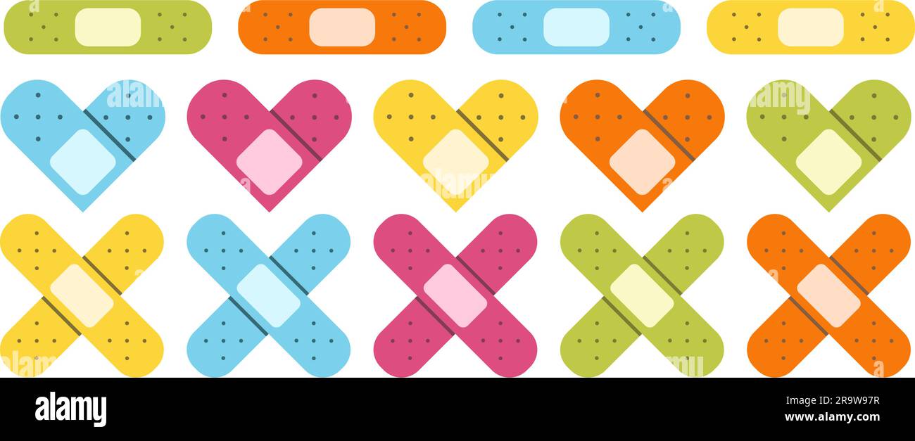 Cute bandage plaster cartoon hi-res stock photography and images - Alamy