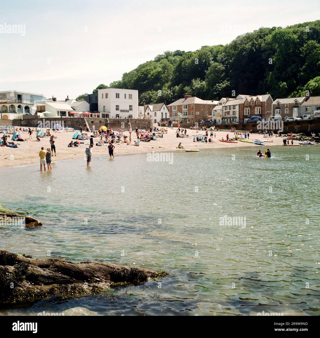 Combe Martin beach , North Devon, England, United Kingdom Stock Photo ...