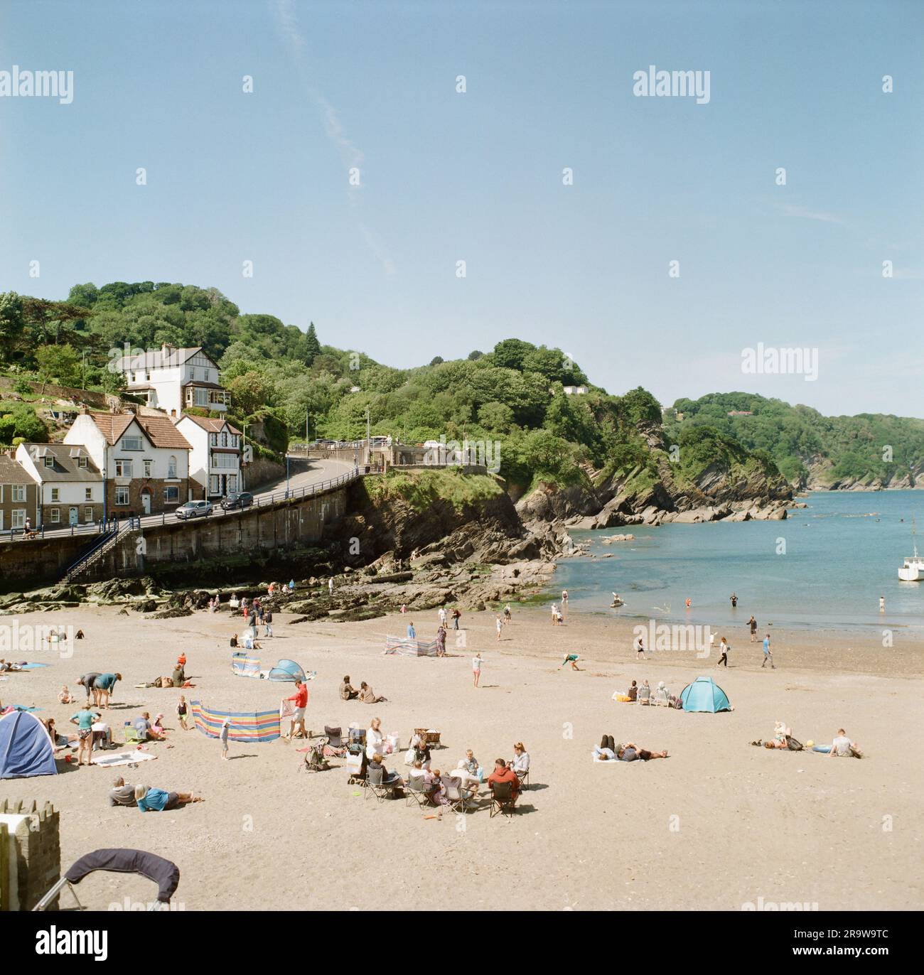 Combe Martin beach , North Devon, England, United Kingdom Stock Photo ...