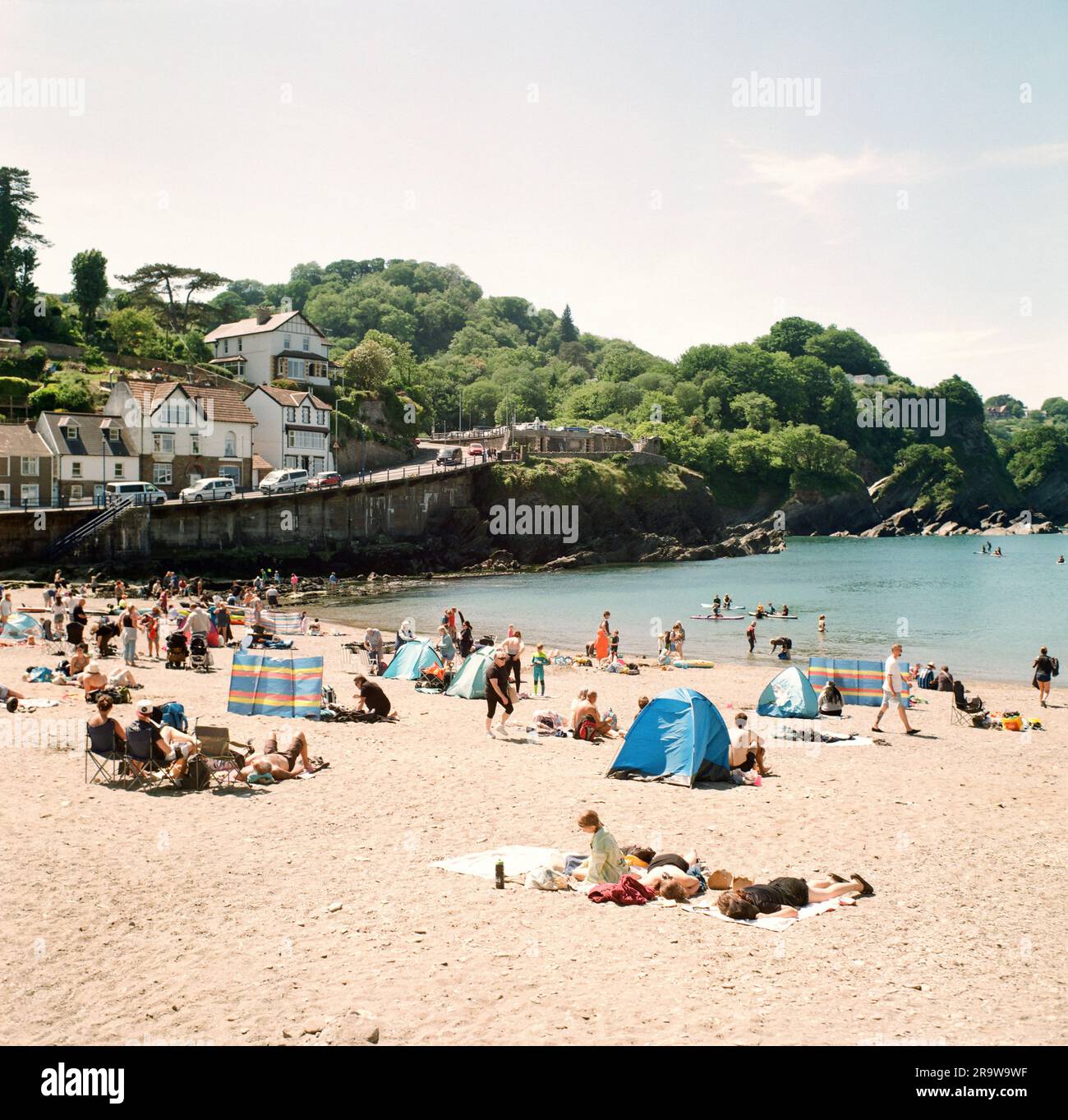 Combe Martin beach , North Devon, England, United Kingdom Stock Photo ...