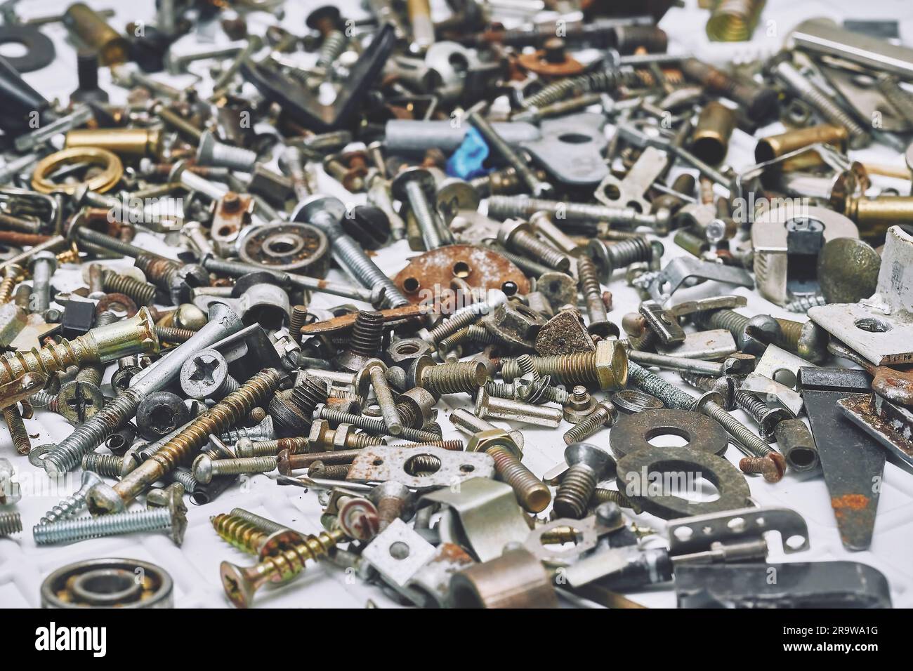 Various hardware fasteners nuts bolts hi-res stock photography and ...