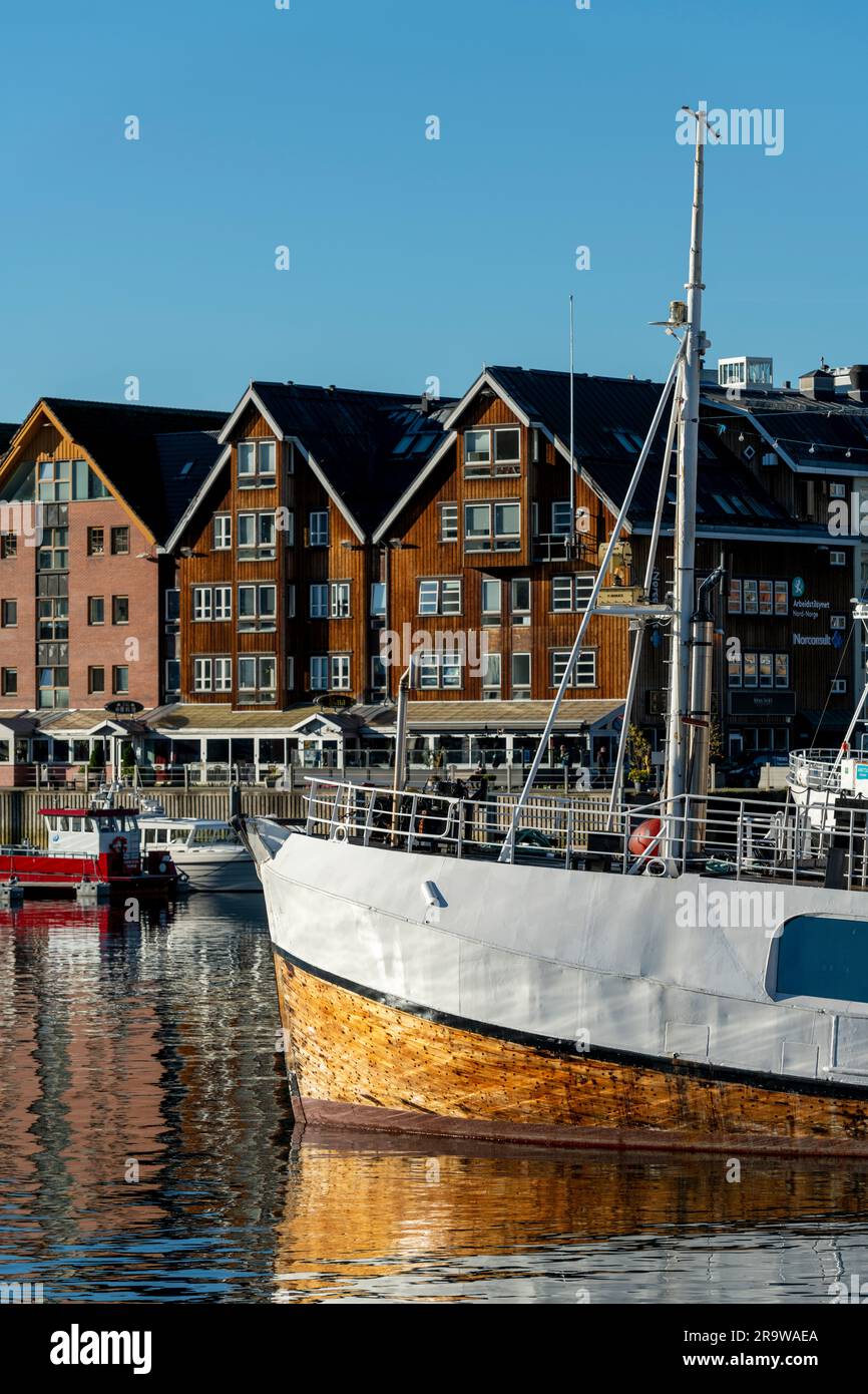 Tromso-Norway-10,07,2022 -Tromso harbor houses - stock photo Stock ...