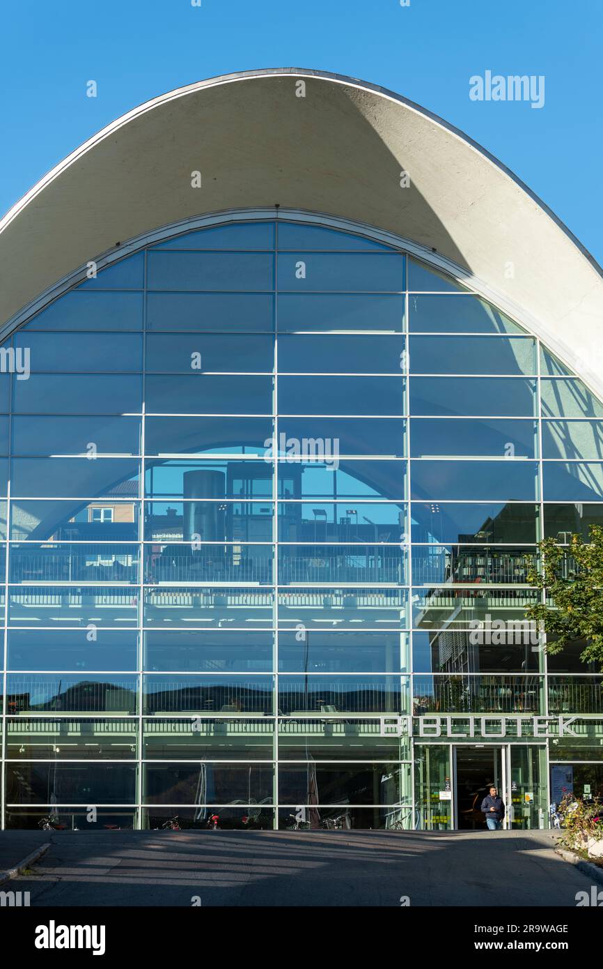 Tromso-Norway-10,07,2022 -The public library in the city of Tromso ...