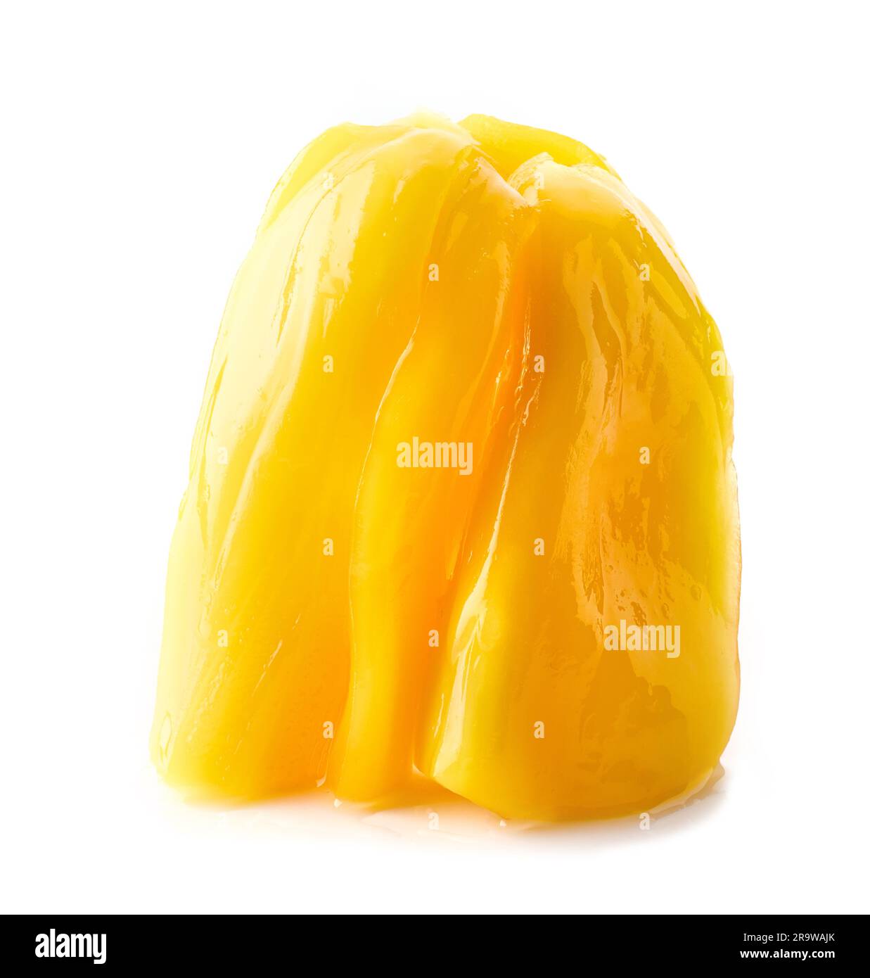 canned jackfruit piece isolated on white background Stock Photo - Alamy