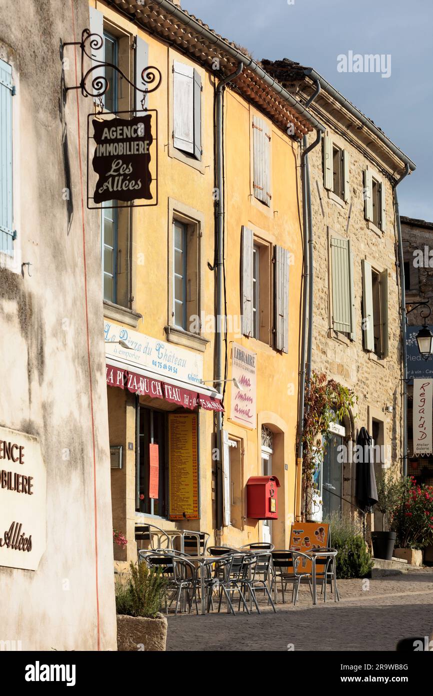 Typical architecture of Grignan Nyons Drome France Stock Photo - Alamy