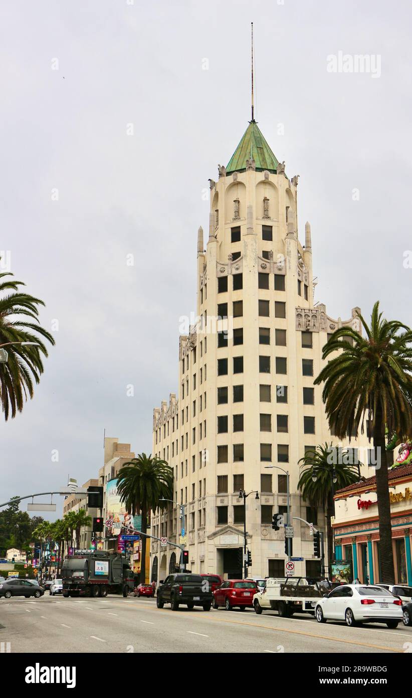 Disused Hollywood First National Bank Building 6777 Hollywood Boulevard ...