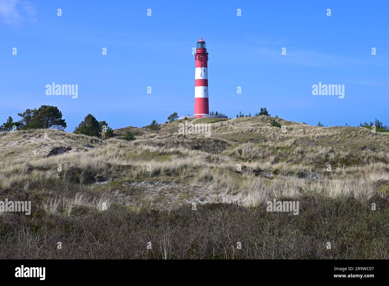 Walking the Dünenweg between Wittdün and the Lighthouse on the Island ...