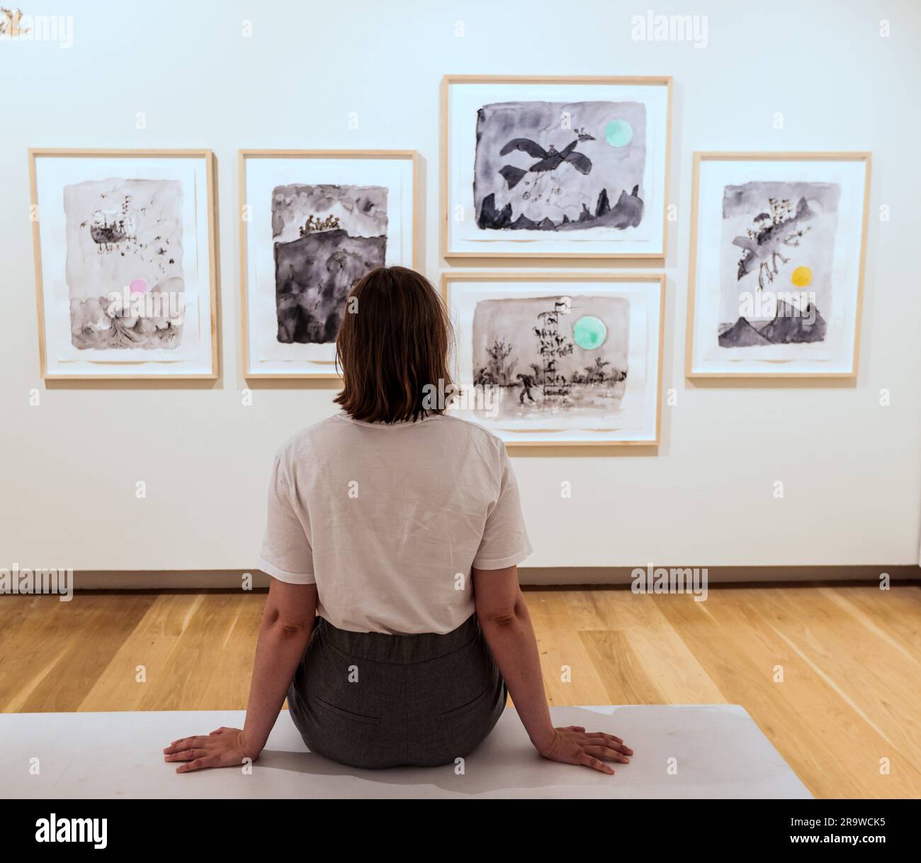 Warwickshire, England. 29 06 23 Sir Quentin Blake celebrated ...