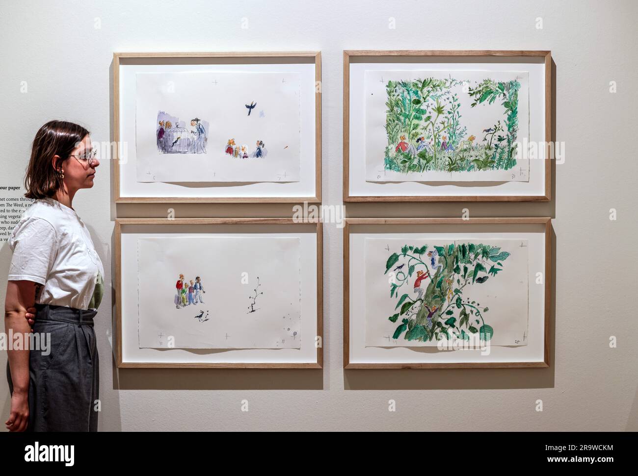 Warwickshire, England. 29 06 23 Sir Quentin Blake celebrated ...