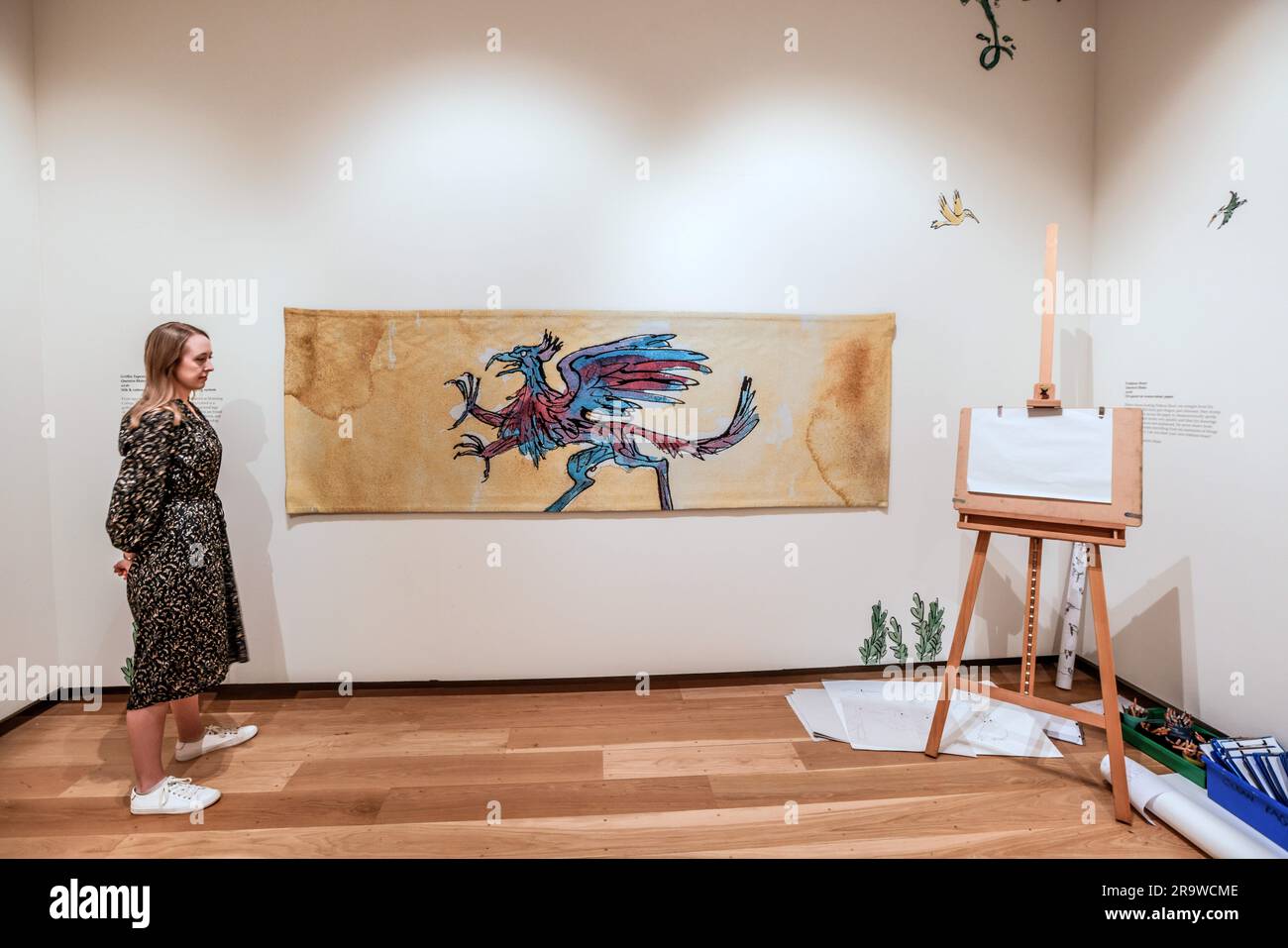 Warwickshire, England. 29 06 23 Sir Quentin Blake celebrated ...