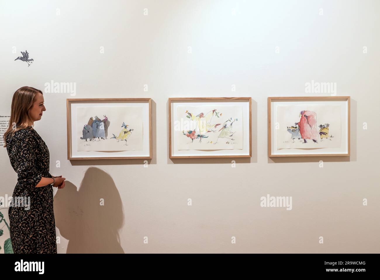 Warwickshire, England. 29 06 23 Sir Quentin Blake celebrated ...