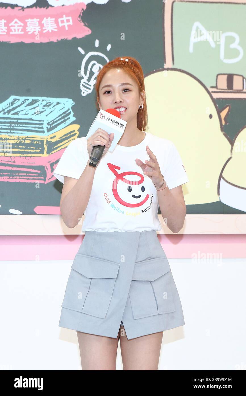 Taiwan, China, 27 June, 2023. Taiwanese singer and actress Emma Wu ...