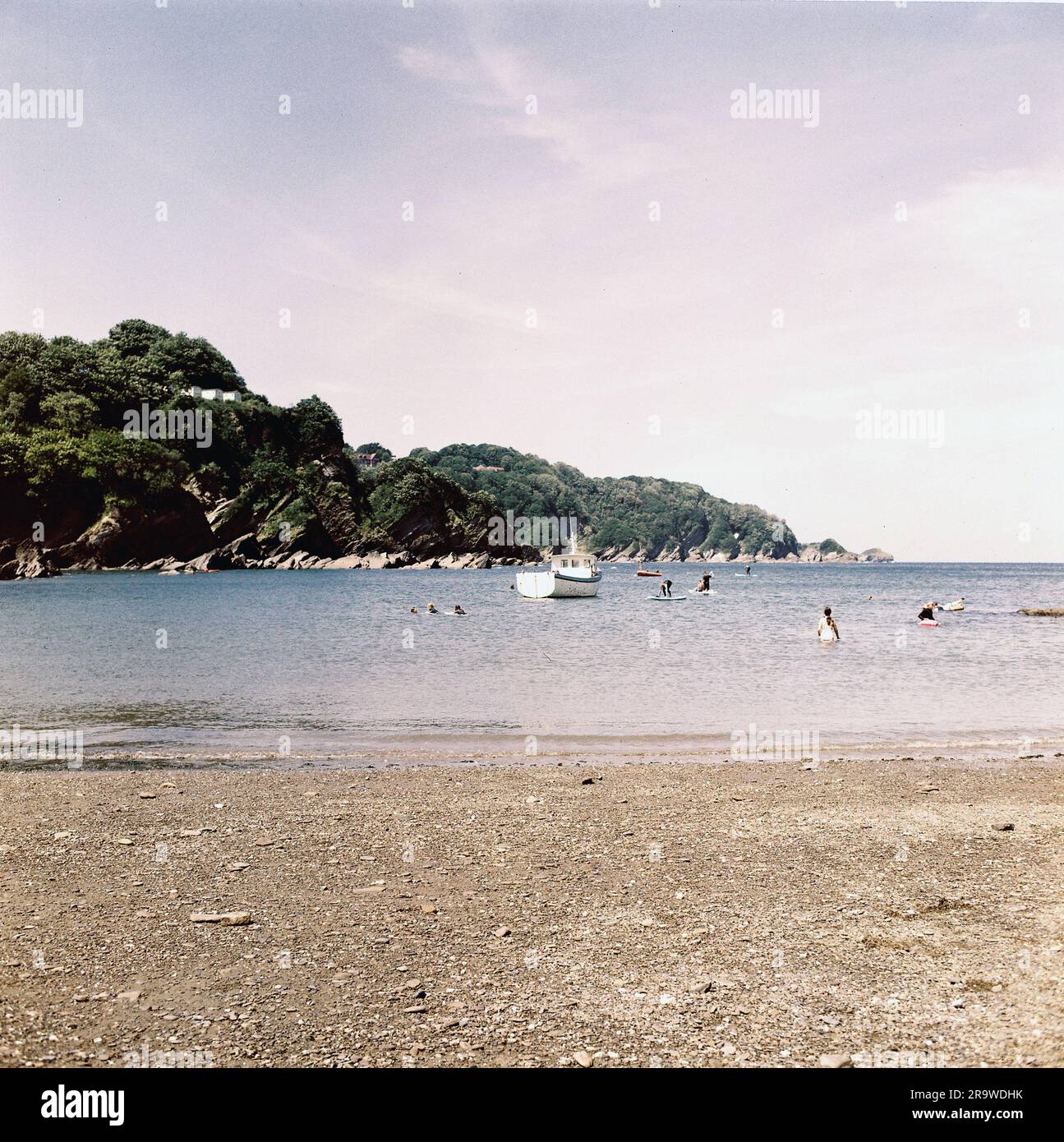 Combe Martin beach , North Devon, England, United Kingdom Stock Photo ...