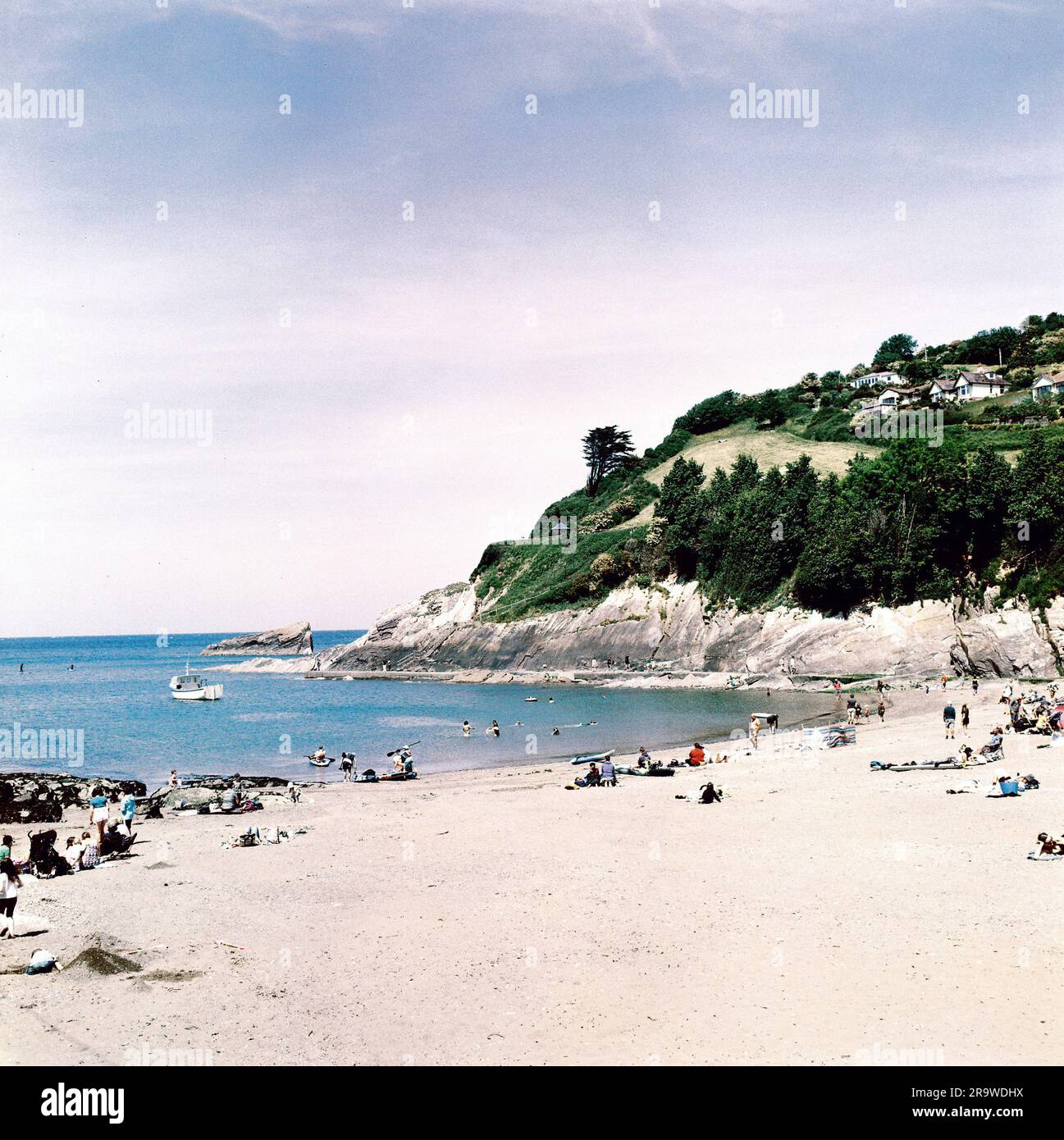 Combe Martin beach , North Devon, England, United Kingdom Stock Photo ...