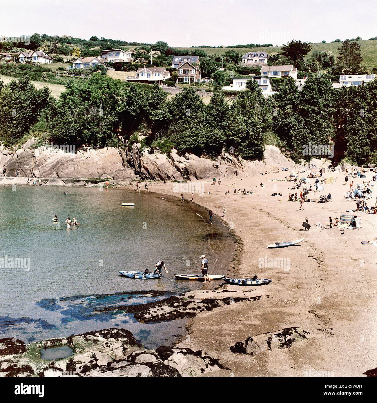 Combe Martin beach , North Devon, England, United Kingdom Stock Photo ...