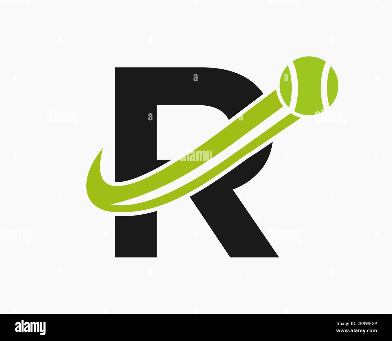 Letter R Tennis Club Logo Design Template. Tennis Sport Academy, Club ...