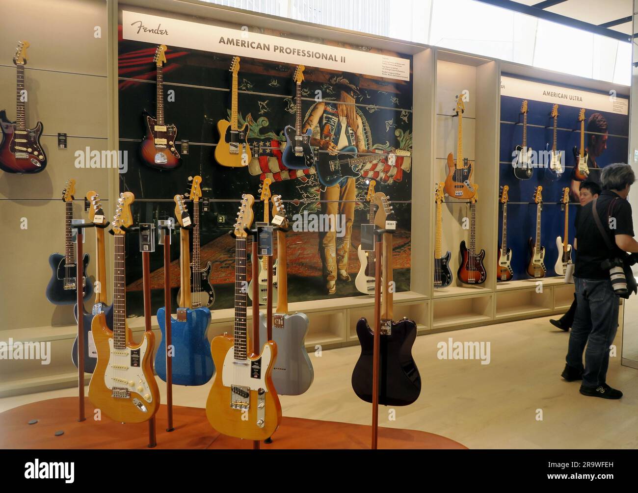 Tokyo, Japan, June 29, 2023, shows U.S. guitar maker Fender's flagship ...