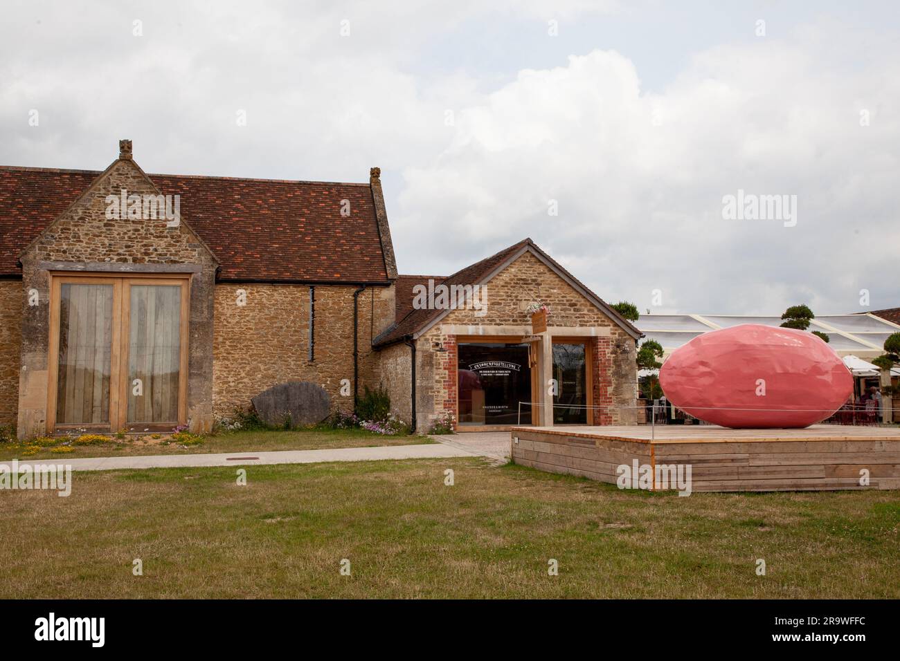 Autostat by Franz West on display at Hauser and Wirth in Bruton ...