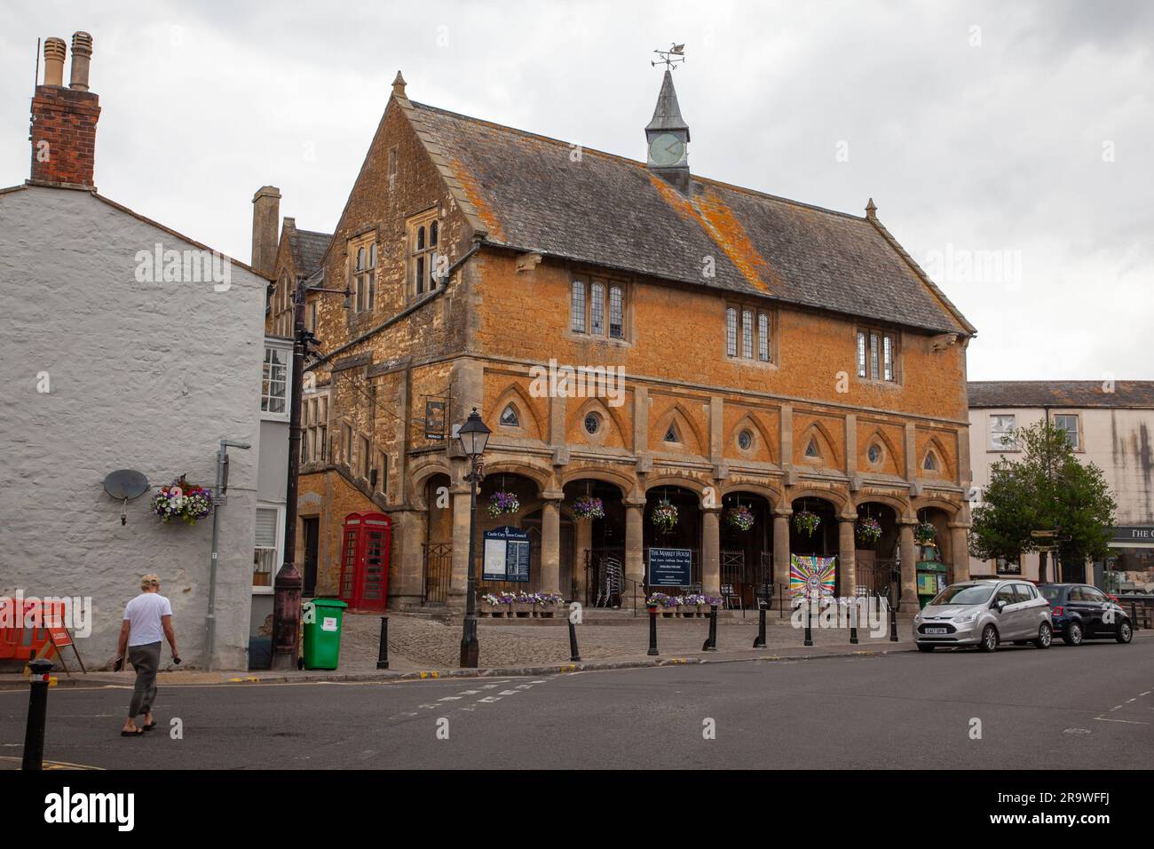 The market hall in Castle Cary Stock Photo - Alamy