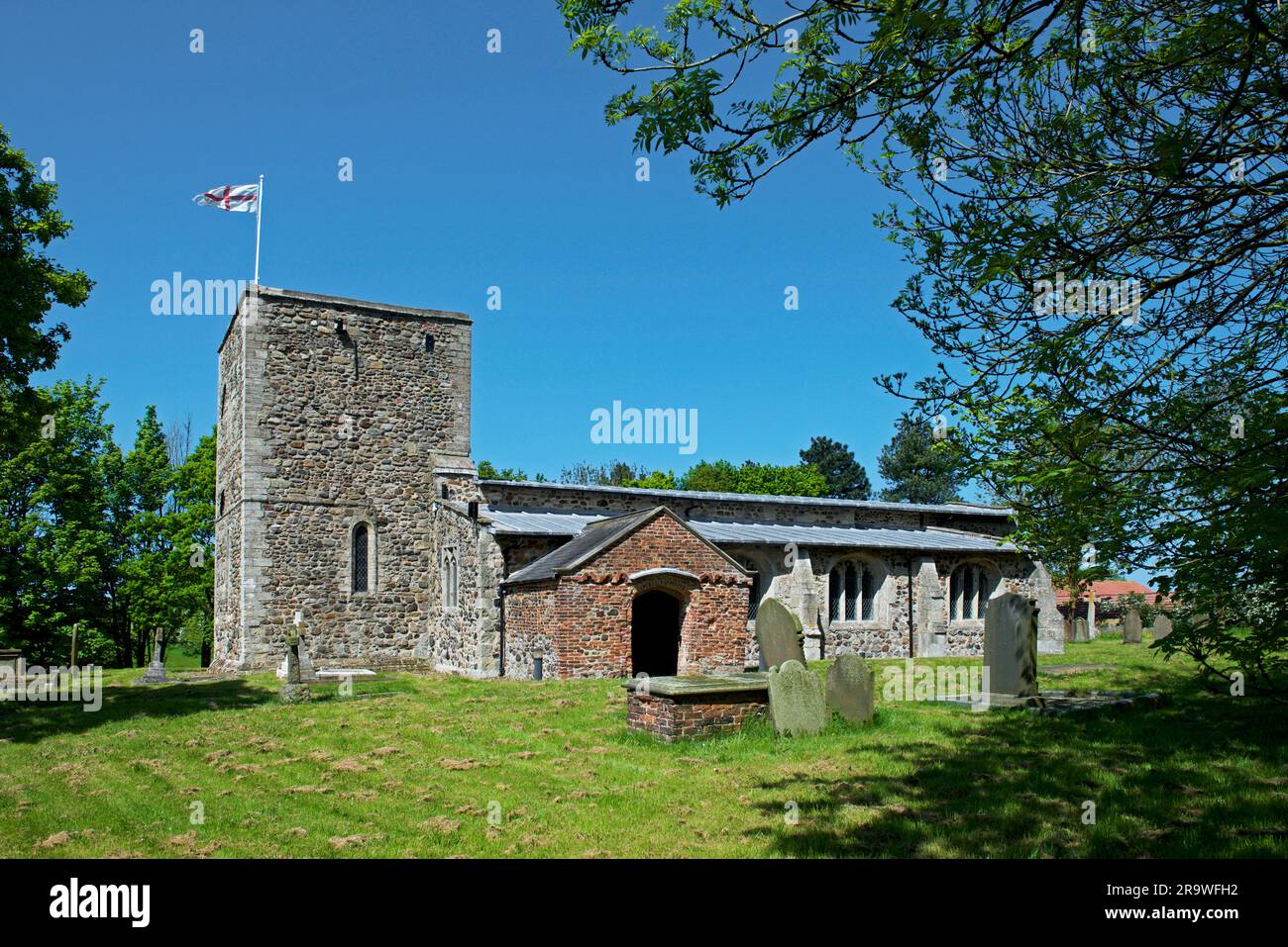 St Michael's Church, Garton-with-Grimston, East Yorkshire, England UK ...