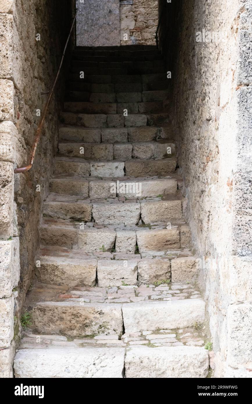 Old stais in a little town in Abruzzo Stock Photo - Alamy