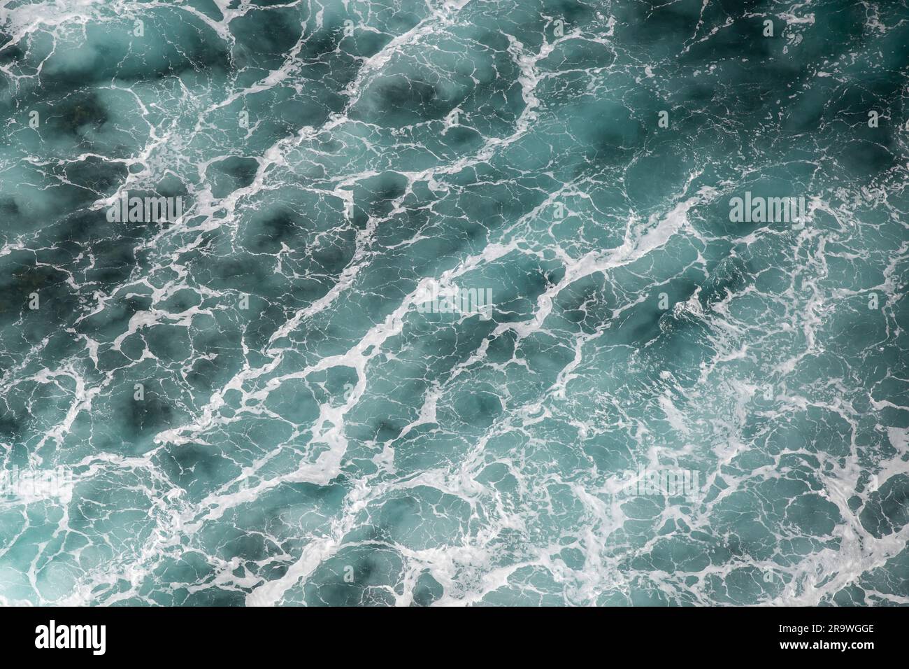 Waves crashing on shore aerial hi-res stock photography and images - Alamy