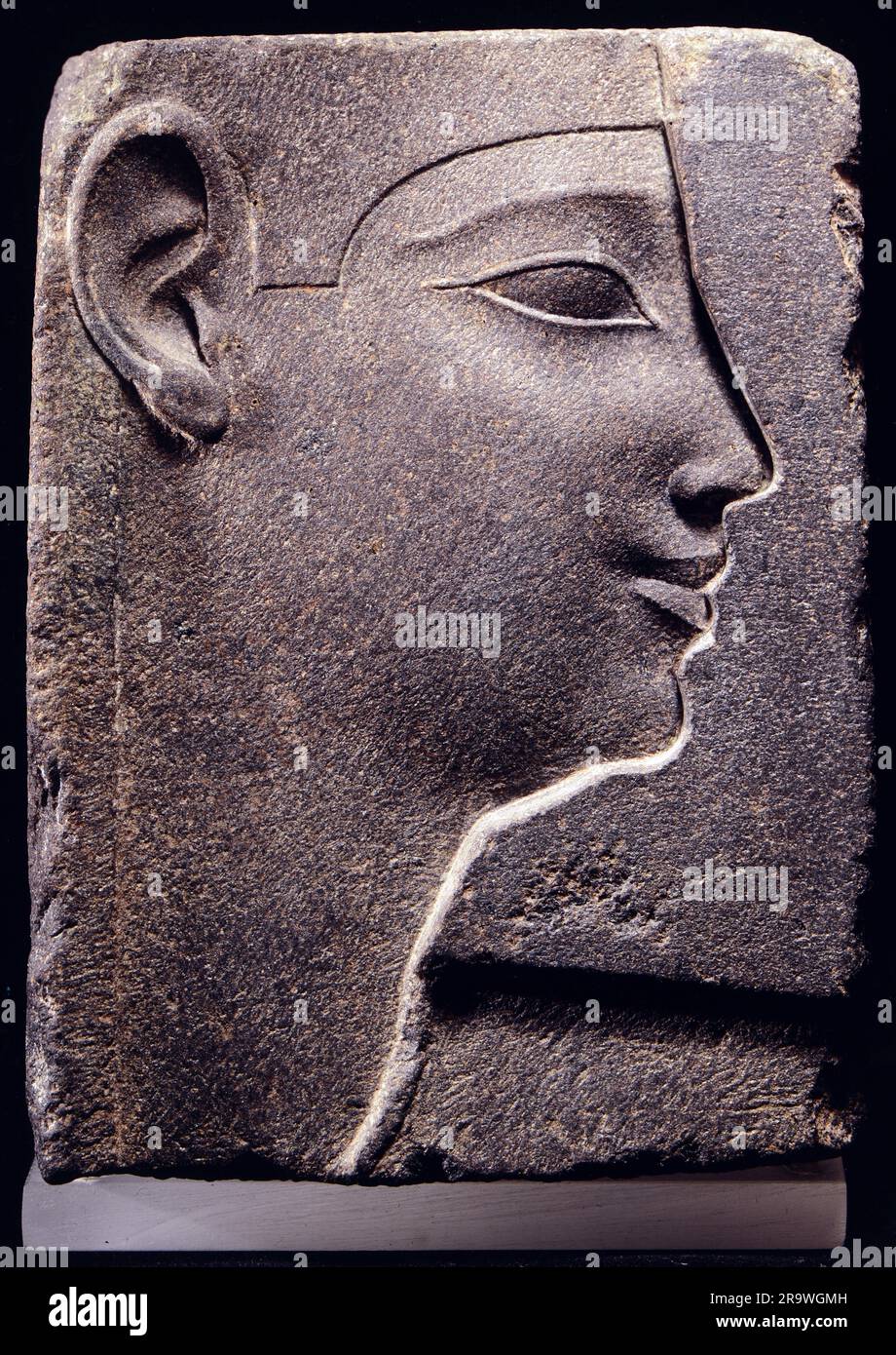 fine arts, Egypt, relief, head, basalt, State Collection of Egyptian ...