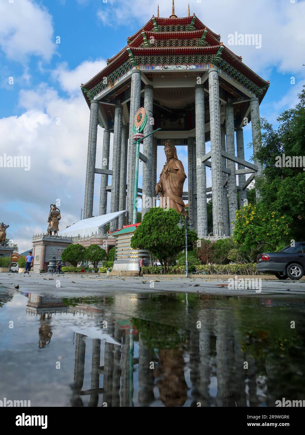 The aerial landscape view of the city during afternoon - Penang ...