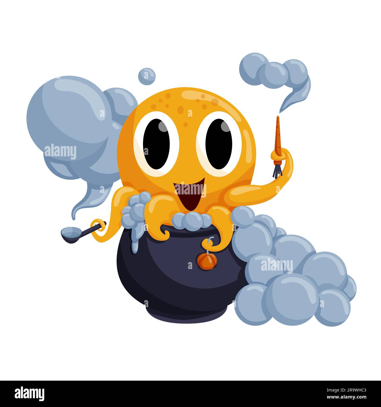 Octopus cartoon hi-res stock photography and images - Alamy