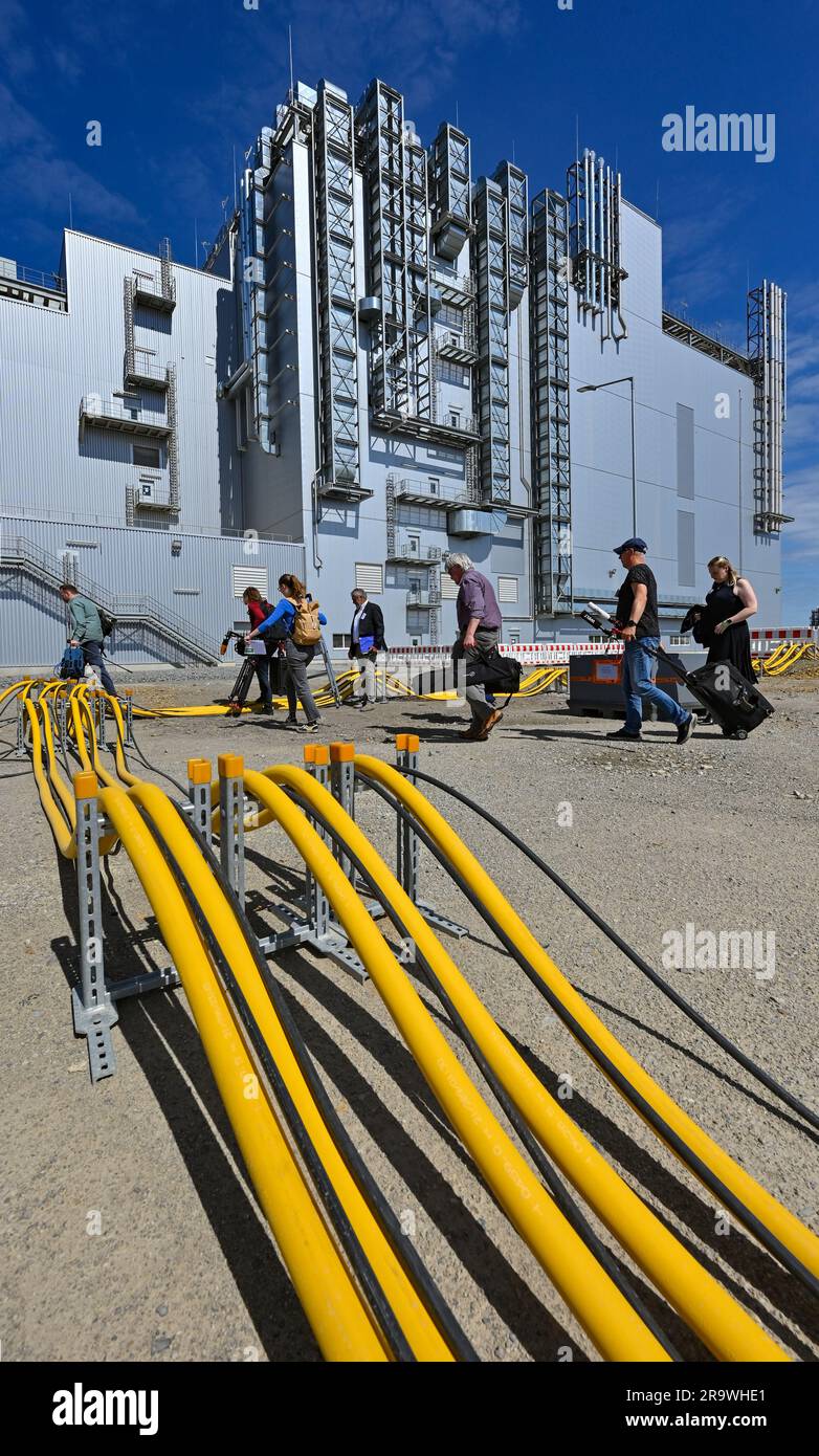 Schwarzheide, Germany. 29th June, 2023. The new plant of the chemical ...
