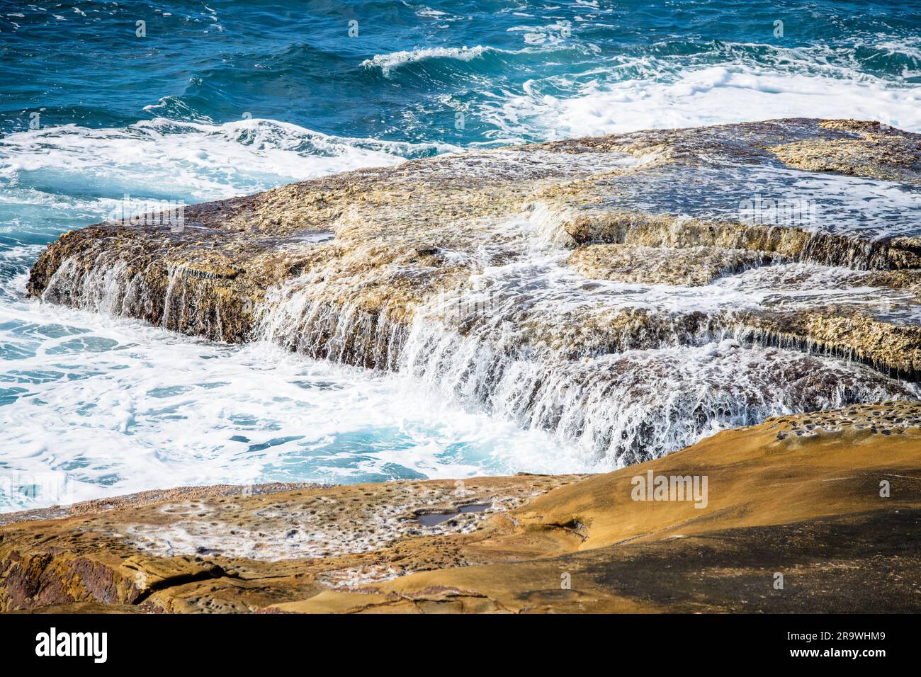 Daytime seascape from The Haven at Terrigal on the Central Coast of NSW ...