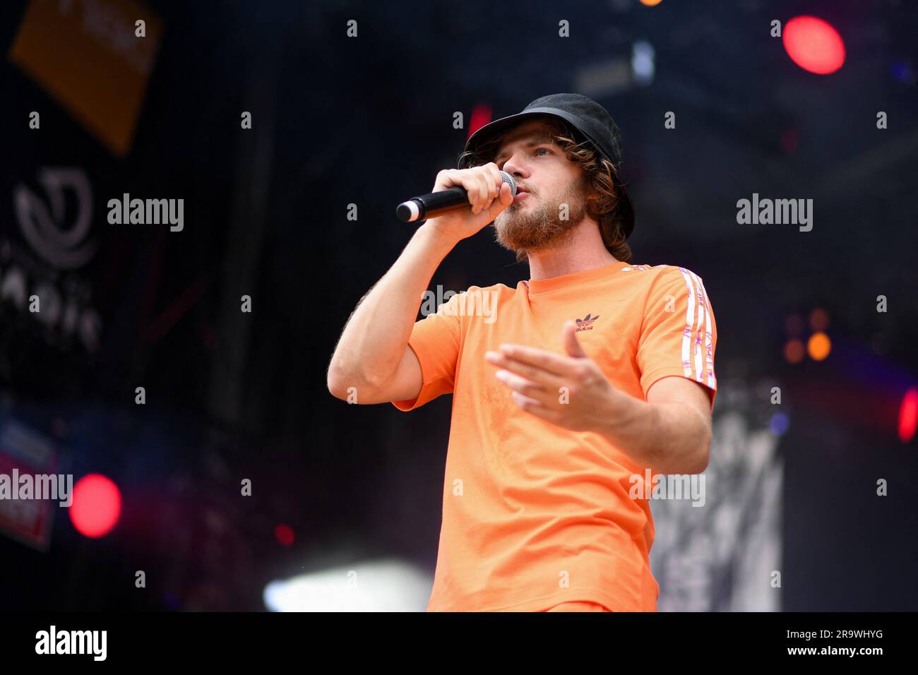 Paris, France. 28th June, 2023. Lesram during Fnac Live festival in ...
