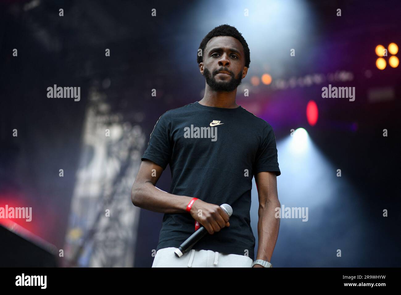 Paris, France. 28th June, 2023. Lesram during Fnac Live festival in ...