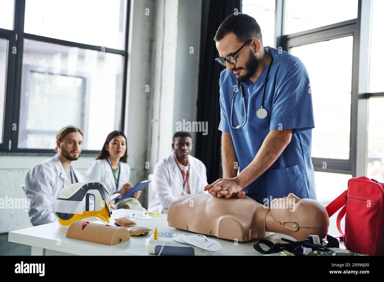 Chest compressions doctor hi-res stock photography and images - Alamy