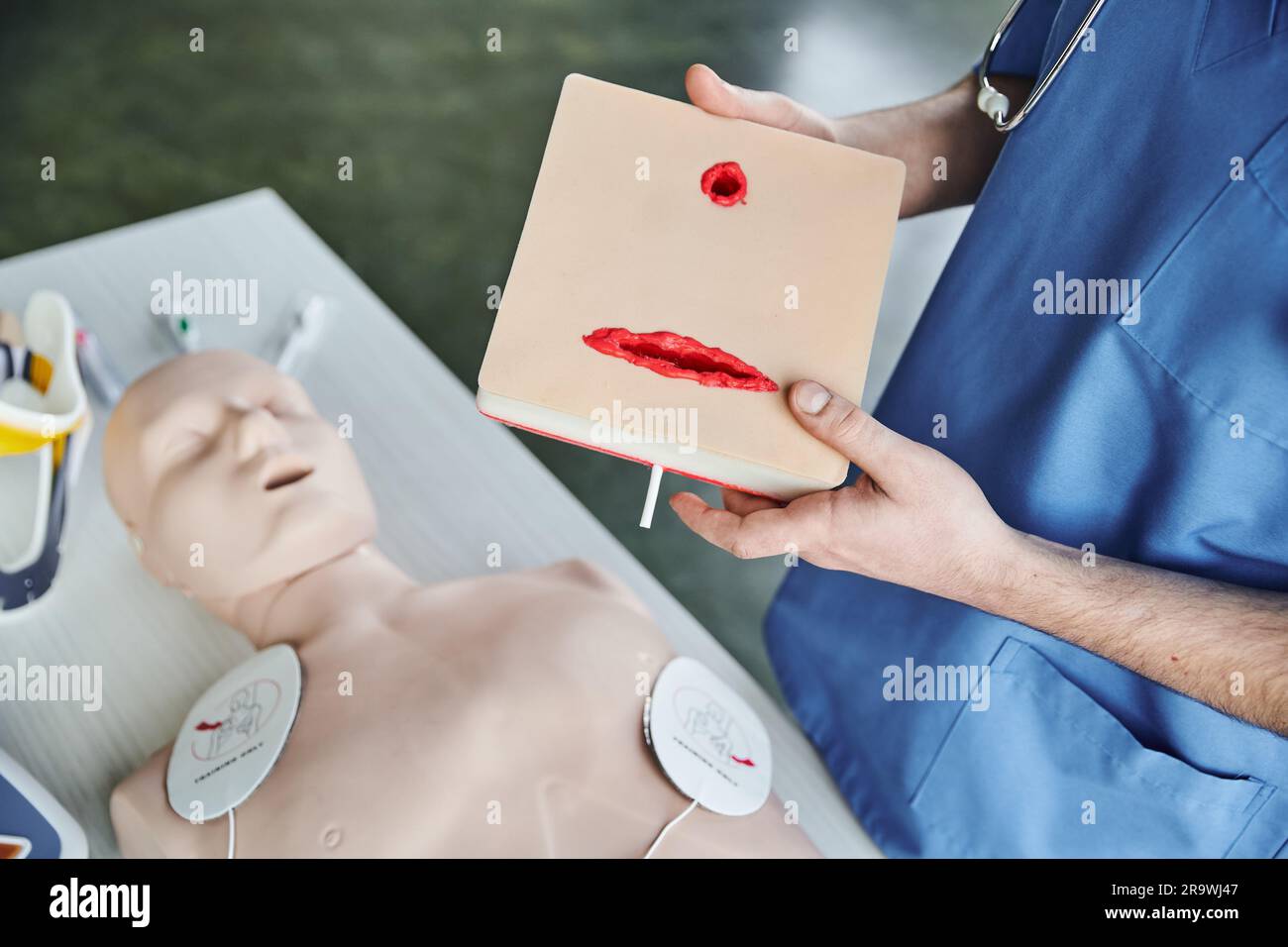 Wound care simulator hi-res stock photography and images - Alamy